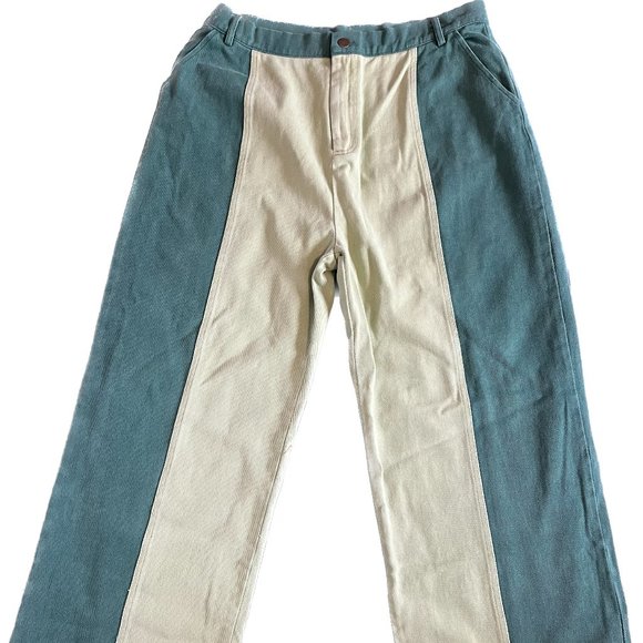 Sugar Cilantro | Pants & Jumpsuits | Sugar Cilantro Green Colorblock ...